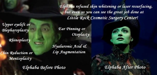 Halloween Exposé: Elphaba's Extreme Makeover - Cosmetic Surgery Center